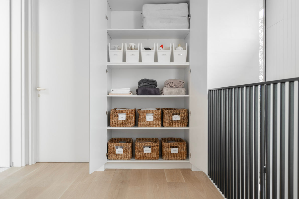 Laundry + Linen Press Organisation Australia | Pantry Girl